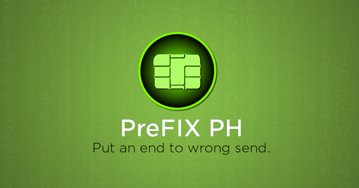PreFIX PH Mobile App - Put an end to the wrong send.